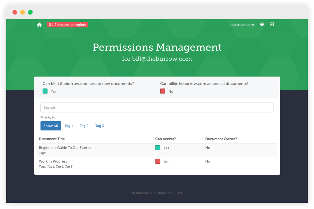 Beacon Login - Lead Magnet Software